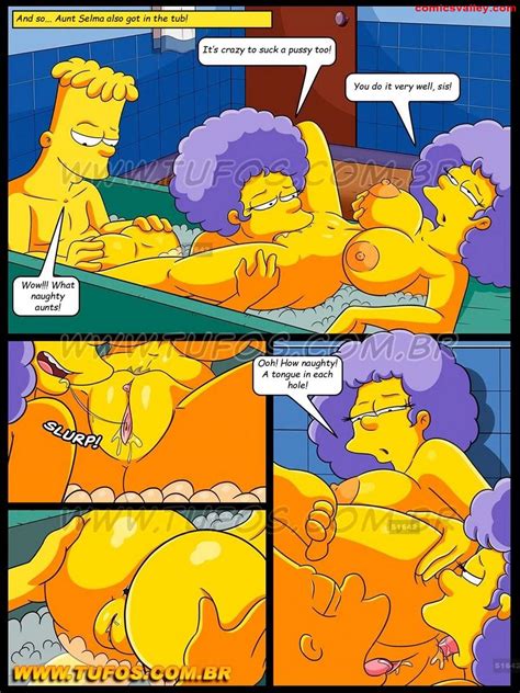The Simpsons In The Bath With Aunts Read Online Free Porn Comic