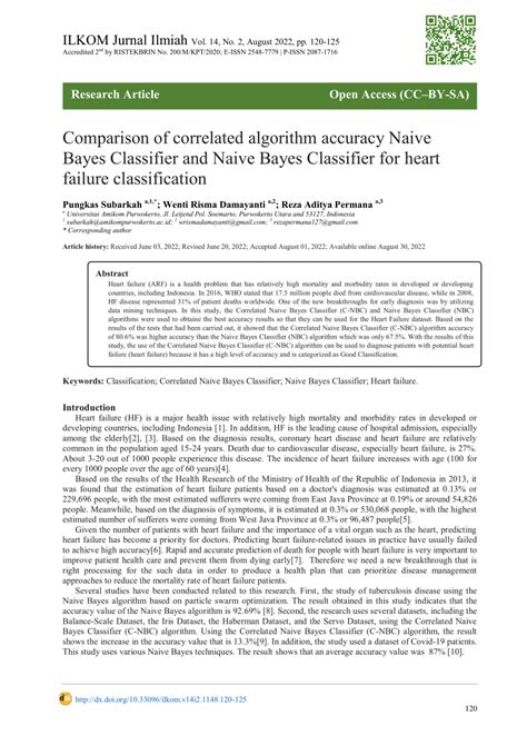 pdf comparison of correlated algorithm accuracy naive bayes classifier and naive bayes