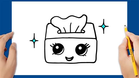 Comment Dessiner Une Boite Mouchoirs Kawaii Dessins Mignons Et