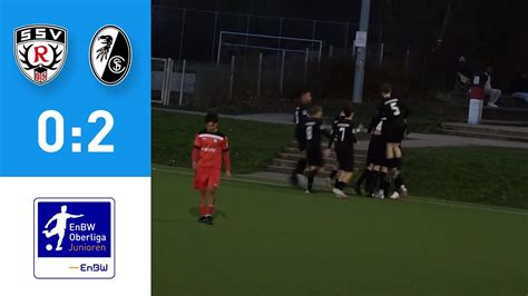 EnBW Oberliga B Junioren SSV Reutlingen SC Feiburg II 2023 24