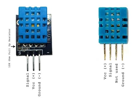 Dht Sensor Circuit Diagram Interfacing Dht With Nodemcu
