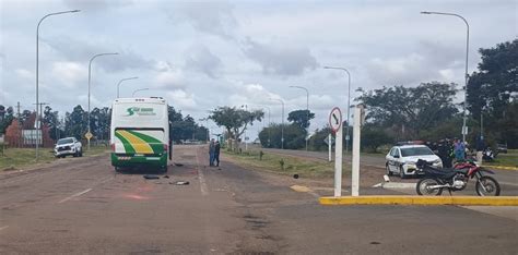 Motociclista perdió la vida tras chocar con ómnibus de transporte