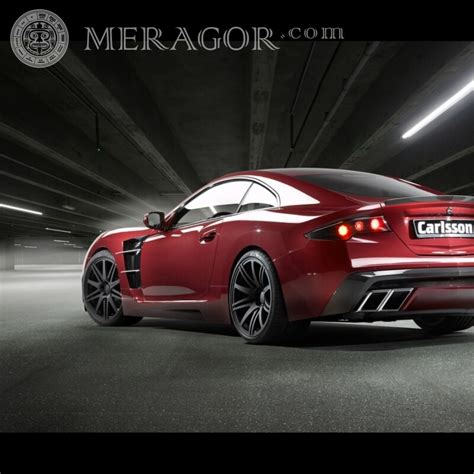 MERAGOR Téléchargez une photo d une superbe Mercedes rouge allemande