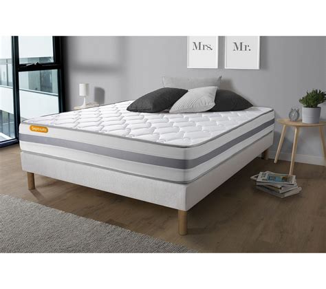 Matelas Ressorts Ensachés 160x200 Cm MEMO SPRING Epaisseur 22 Cm