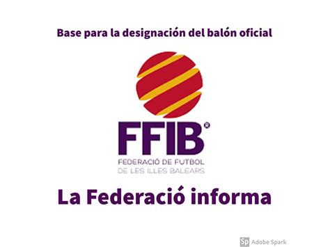 PLIEGO CONDICIONES BALONES OFICIALES FEDERACIÓ FUTBOL ILLES BALEARS