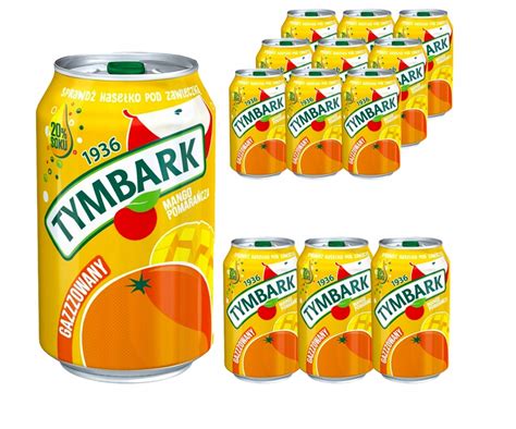 Napój gazowany Tymbark mango pomarańcza 12x 330 ml 13933627914 Allegro pl