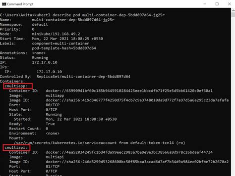 kubernetes host multi container asp core app to single pod