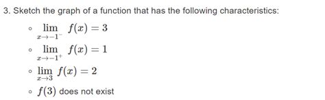 solved 3 sketch the graph of a function that has the