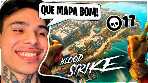 MINHA 1 VITÓRIA NO NOVO MAPA ILHA DO MEDO DO BLOODSTRIKE 17 KILLS