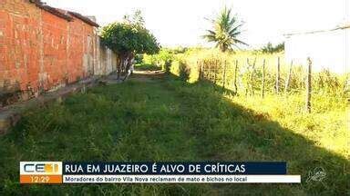CETV 1ª Edição Juazeiro do Norte Moradores do bairro Vila Nova