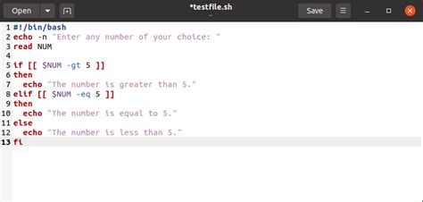 Bash If Else Statement