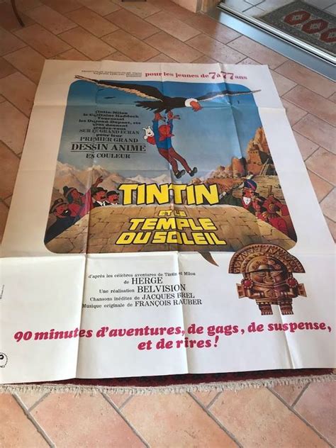 Grande Affiche Tintin Et Le Temple Du Soleil 120 160 Cm Kaufen Auf