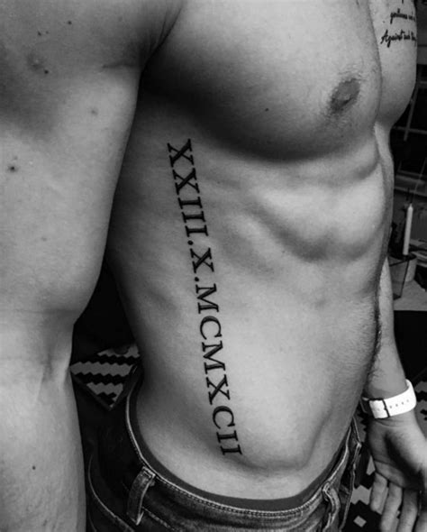 36 Exquisite Roman Numeral Tattoo Designs TattooBlend