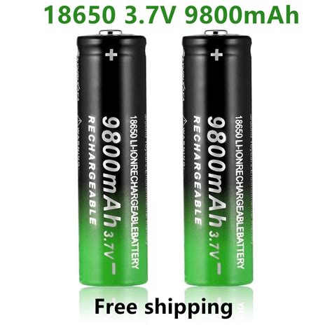 100 18650 3 7v 9800 Mah Uppladdningsbart Batteri Grandado