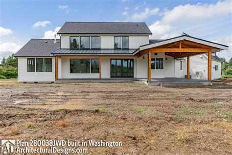 Plan 280038JWD Beautiful 3 Bed Modern Farmhouse Plan With Angled