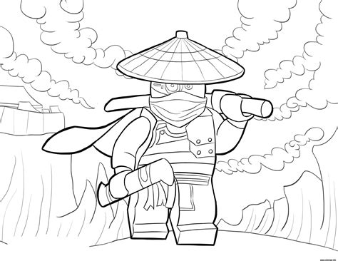 Coloriage LEGO Ninjago Ronin Dessin Ninjago à imprimer