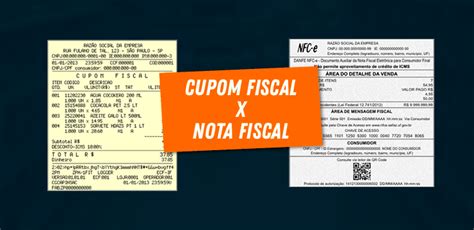 Nota Fiscal E Cupom Fiscal Entenda As Diferen As