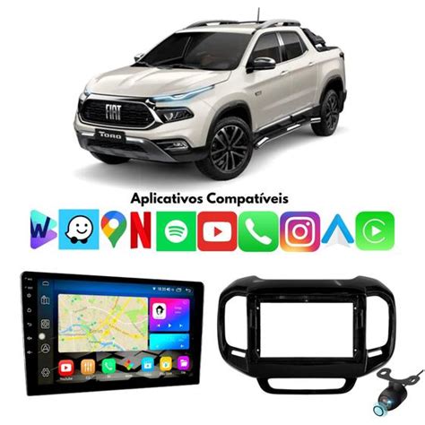 Central Multimidia Fiat Toro 2016 2017 2018 2019 2020 2021 2022 9