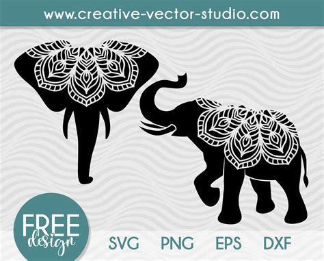 Drawing Illustration Art Collectibles Elephant SVG Dxf Png Clipart
