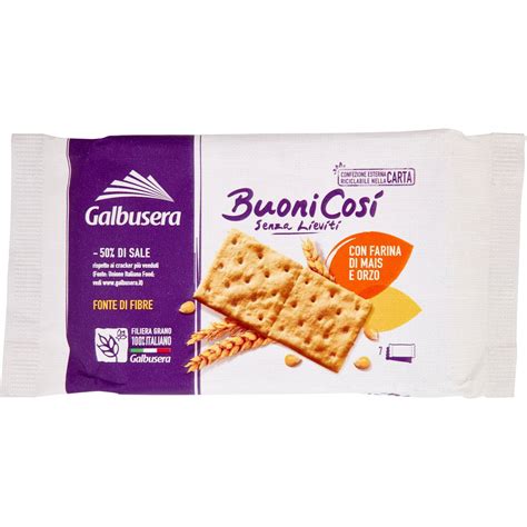 Crackers buoni così GALBUSERA 7 X 42 8 G Coop Shop