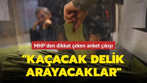Mhp Den Dikkat Eken Anket K Ka Acak Delik Arayacaklar