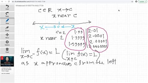 real analysis ii lecture5 09 11 2020 left hand limit and right hand limit youtube