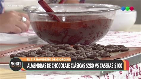 Cómo hacer almendras bañadas en chocolate Morfi YouTube