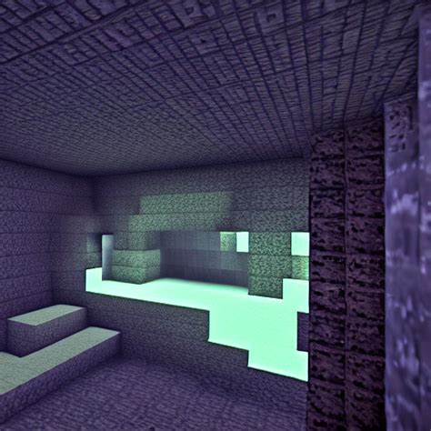 Prompthunt Atmospheric Render Of A Cave Minecraft Rendered With