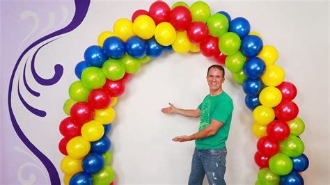Como Hacer Un Arco De Globos Sin Estructura Arcos De Globos Balloon