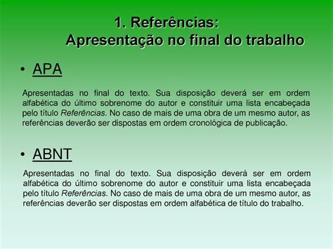 NORMALIZAÇÃO DE REFERÊNCIAS BIBLIOGRÁFICAS E ELETRÔNICAS ppt carregar