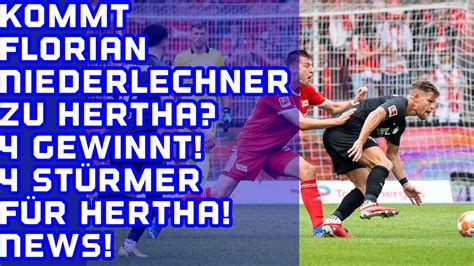 Wechselt Florian Niederlechner zu Hertha BSC 4 gewinnt 4 Stürmer
