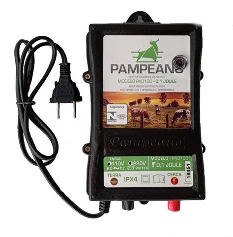 Eletrificador Para Cerca Elétrica Rural Pampeano 30km MercadoLivre
