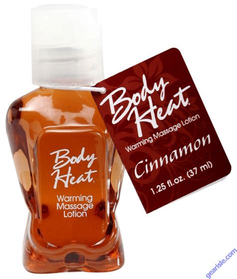 Body Heat Flavored Edible Warming Massage Oil Lotion Body Glide