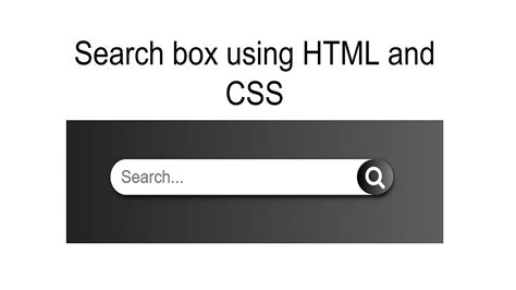 Search Icon Button Inside Search Input Box YouTube