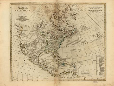 Bowles S New Pocket Map Of North America Drawing By Delarochette L