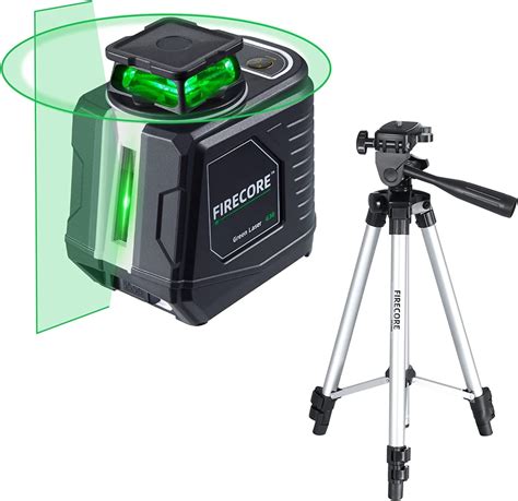 Firecore Nivel láser con trípode láser de líneas autonivelante de 360