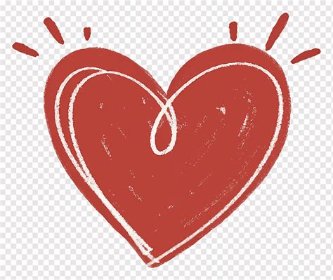 Corazón rojo png PNGWing
