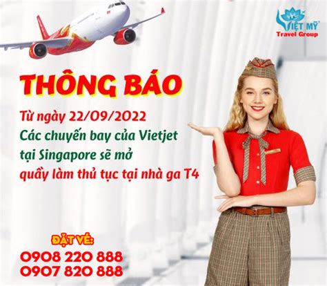 Vietjet thông báo thay đổi quầy làm thủ tục tại sân bay Changi Vé Máy