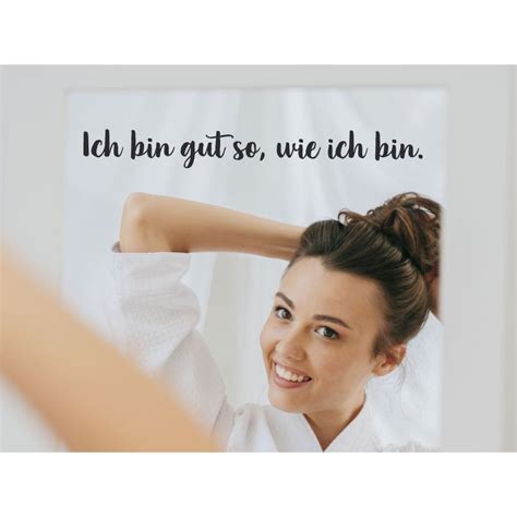 Ich Bin Gut So Wie Ich Bin Selbstliebe Affirmation Schriftzug