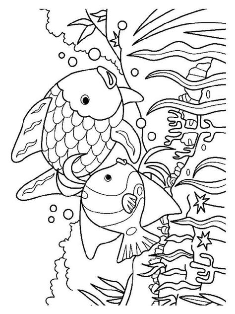 Collection Of Underwater Coloring Pages Free Printable