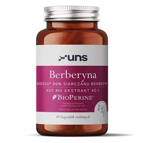 UNS Berberyna 400mg Ekstrakt 40 1 60vegcaps 14371259226 Allegro Pl