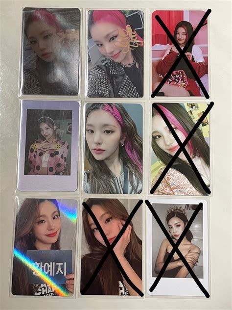 WTS WTT Itzy Yeji Pob Photocard Clearance Preorder Benefit Crazy In