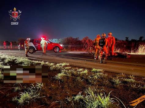 Motociclista de 45 anos morre ao bater em poste na DF 001 Metrópoles