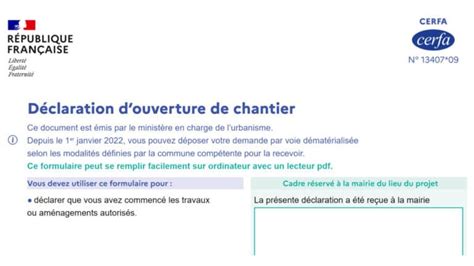 Cerfa 13703 11 déclaration préalable pour une maison individuelle