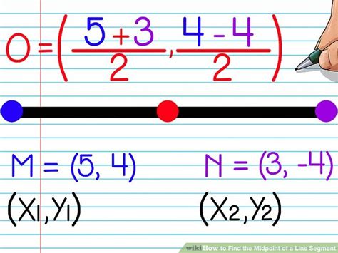 how to find the midpoint of a line segment 9 steps