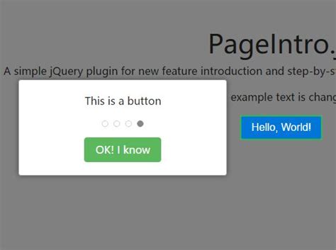 Jquery Plugin To Create Guided Website Feature Tours Pageintro Js