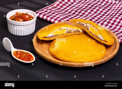 Huevo Frito Arepa Comida Típica de la Región del Caribe de Colombia