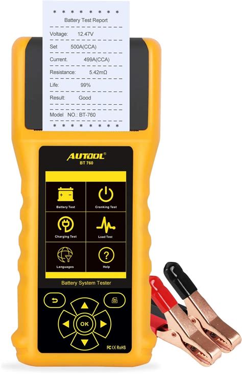 12V 24V Autobatterie Tester 20 2500 DIN Batterietester Analysator