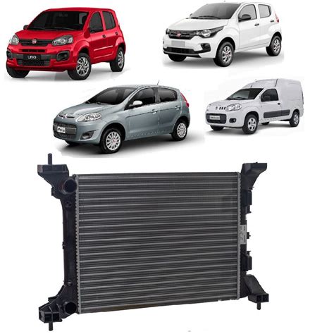 Radiador Palio Uno Vivace Mobi 4cc Fiorino Grand Siena 2011 à 2021