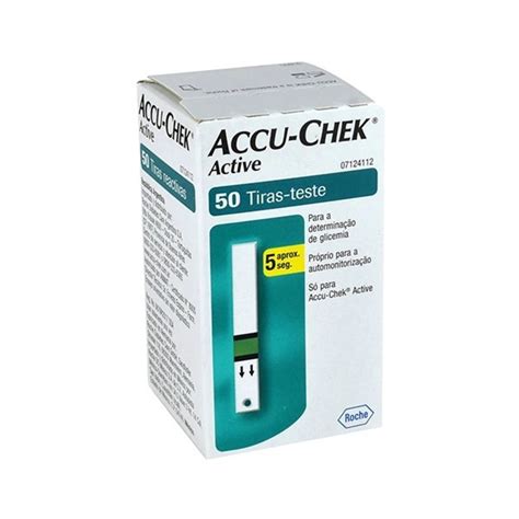 Accu Chek Tiras Reactivas Active 50 Unidades Accu Chek Tiras